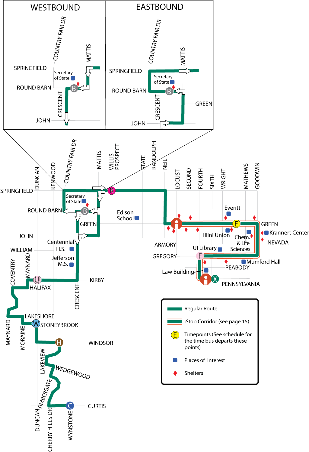 5 Green Express: Weekday - Day | MTD