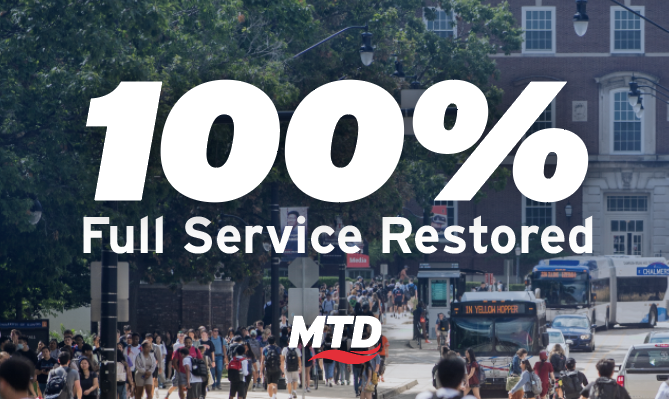 MTD Announces Complete Service Restoration | MTD